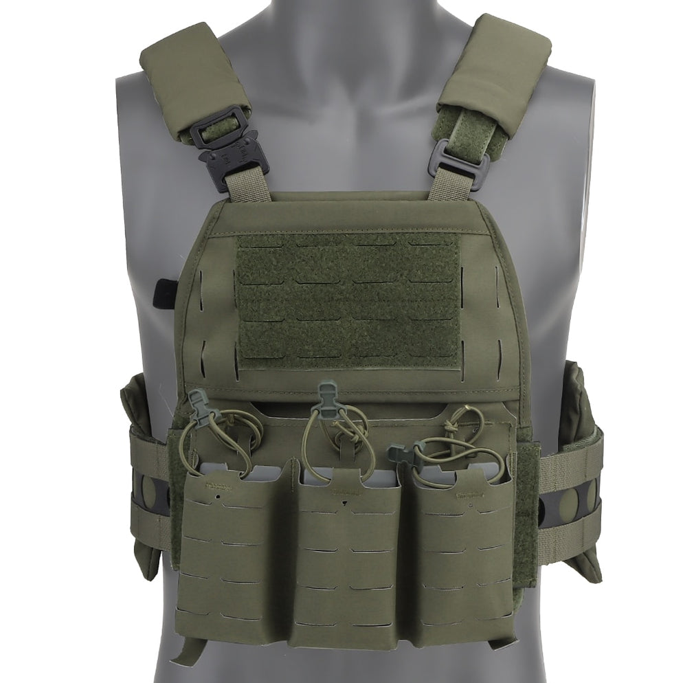 FCPC V5 Tactical Plate Carrier Vest with Triple Magazine Pouch ...