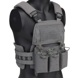 FCPC V5 Tactical Plate Carrier Vest with Triple Magazine Pouch ...