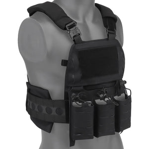 FCPC V5 Tactical Plate Carrier Vest with Triple Magazine Pouch ...