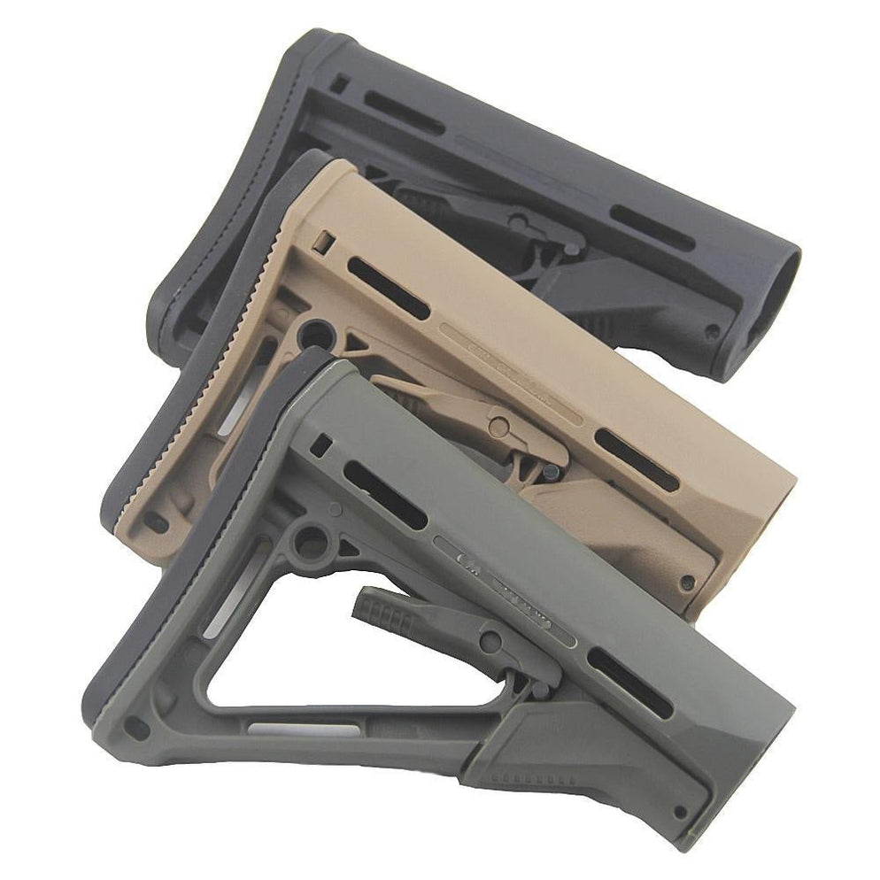 Magpul CTR Style Stock for Airsoft Rifles – Black & Tan — Tactical Gear ...